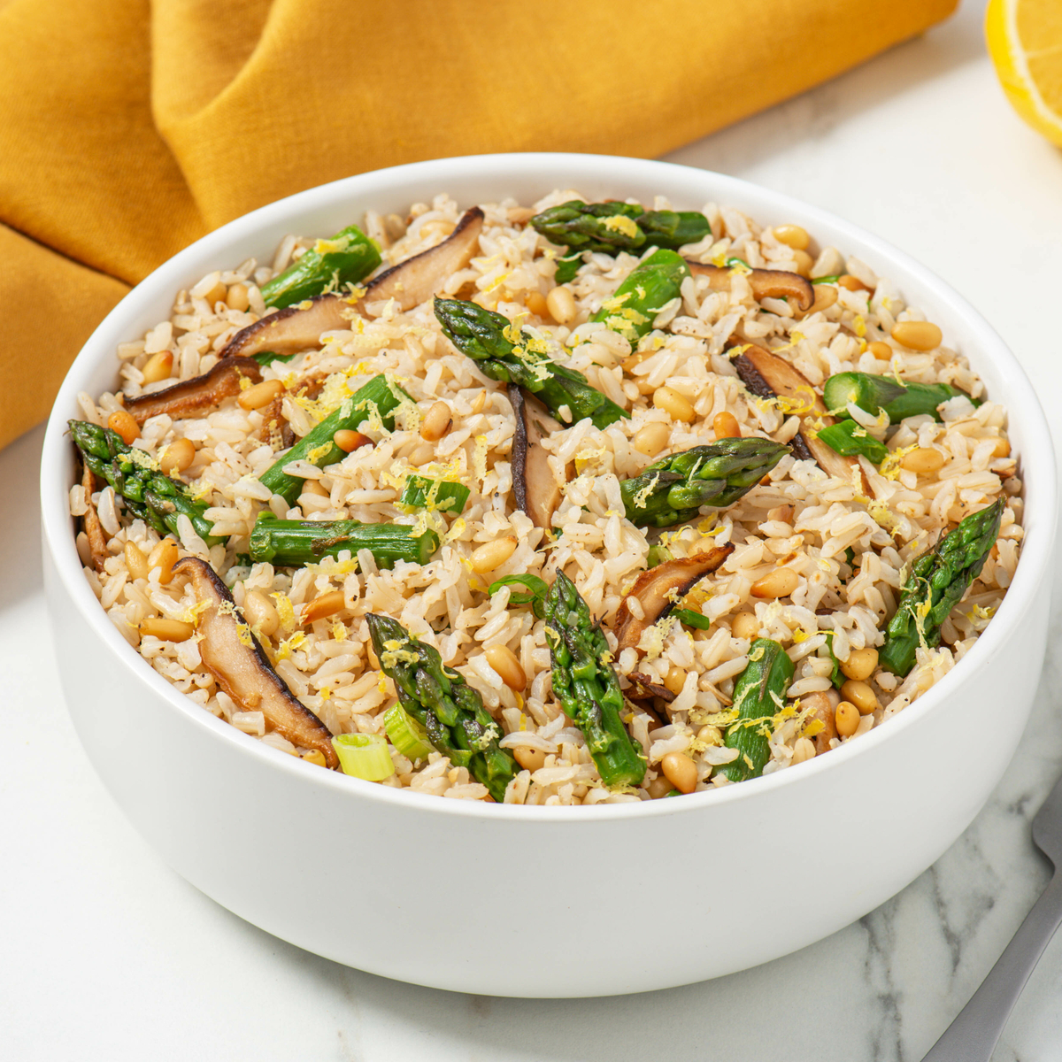 RiceSelect® | Brown Rice & Shiitake Pilaf | Rice Pilaf Recipe