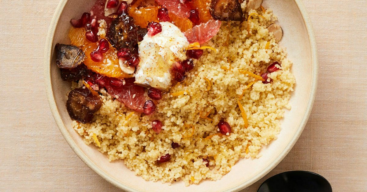 RiceSelect® | Orange and Date Breakfast Couscous Recipe | RiceSelect®
